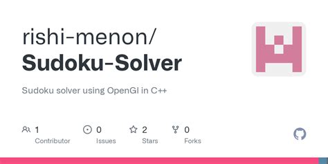 Github Rishi Menon Sudoku Solver Sudoku Solver Using Opengl In C