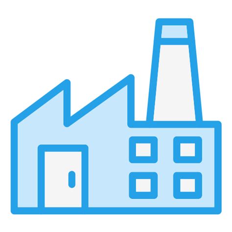 Factory Generic Blue Icon