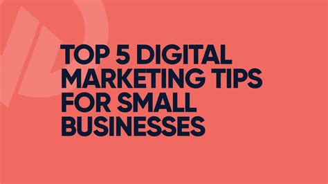 Digital Marketing For Small Businesses
