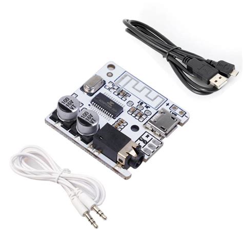 Bluetooth Receiver With 35mm Stereo Audio Cable Diy Car Bluetooth Audio Receiver With Led Bluetooth Receiver With 35mm Stereo Audio Cable Diy Car Bluetooth Audio Receiver With Led
