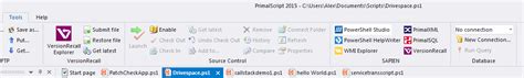 Whats New In PrimalScript 2015 SAPIEN Blog