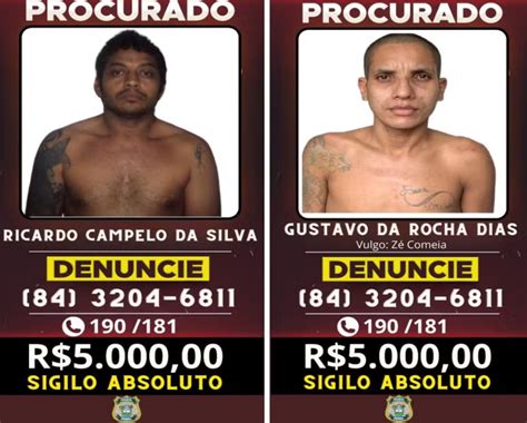 Governo Oferece Recompensa Por Informações Dos Fugitivos De Alcaçuz