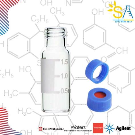 Jual Autosampler Vial Screw Clear 2ml Hplc Gc Printed 100pcs Pack Tutup Di Seller Ella Store