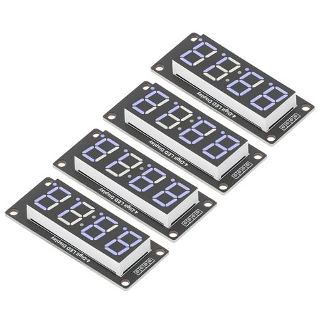 4 Juegos De Módulo De Pantalla Pcb De Tubo Digital De 4 Dígitos Placa
