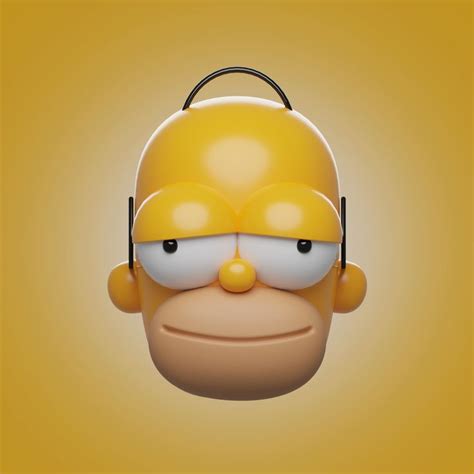 Homer Simpson 3d Minimalist Novelty Lamp Homer Table Lamp