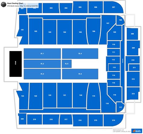 Cfg Bank Arena Seating Chart