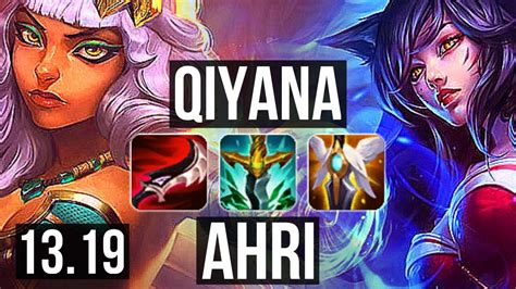 Qiyana Vs Ahri Mid Rank 4 Qiyana Legendary 11m Mastery 400