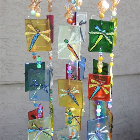 Vintage Glass Wind Chimes