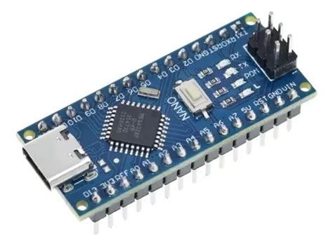 Arduino Nano V3 Atmega328 Usb C Pines Soldados Sin Cable Cuotas Sin Interés