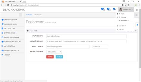Sistem Informasi Data Siswa Berbasis Web Rumus Soal