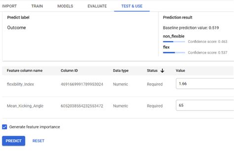A Import Data By Selecting CSV File From Cloud Storage B Training Of Download Scientific