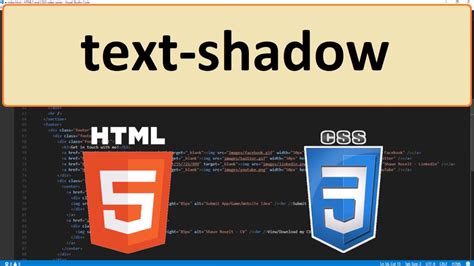 html5 and css3 25 text shadow youtube