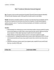 Bio121Week 7 Homework Assignment Mechanisms Docx UBC BIOL121