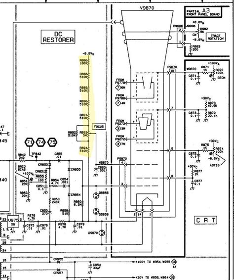 Tektronix 2232 Oscilloscope Crt Wont Focus Snesnescube64s Repair