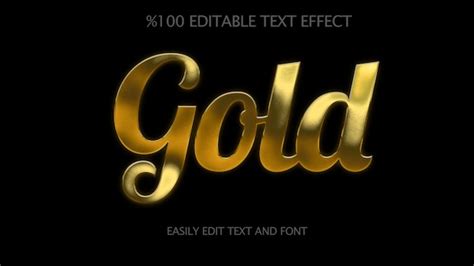 Archivo Psd De Efecto De Texto Dorado Archivo PSD Premium