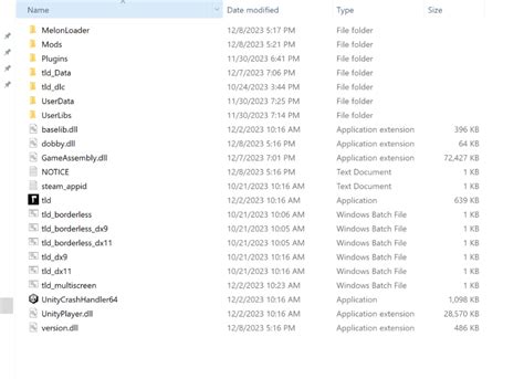 Mods Not Showingworking Despite Installing Latest Melonloader Dotnet