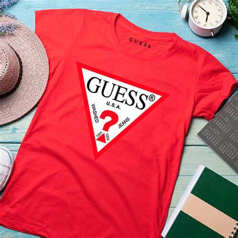 Купить Женская футболка Guess Гесс Красная цена 439 56 ₴ — Prom Ua Id 1627233390