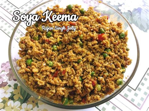 Vegetarian Keema Matar Masala Recipe And How To Boil Soya Granules