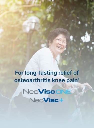 Neovisc One And Neovisc For Long Lasting Relief Of Osteoarthritis