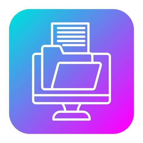 premium vector opened folder vector icon can be used for documents