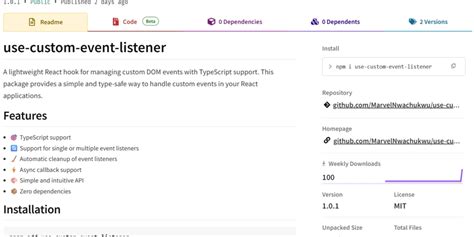 🔥 Use Custom Event Listener A Lightweight React Hook For Custom Events