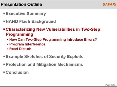 Vulnerabilities In Mlc Nand Flash Memory Programming Experimental