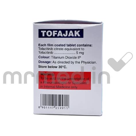 Tofajak 5 Mg Tablet At Rs 1100 Bottle Anti Cancer Medicine In Rae