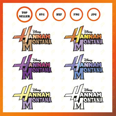 Hannah Montana Svg Hannah Montana Svg File Hannah Montana Png High