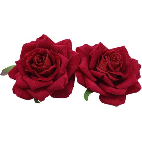 10 Cabezas De Rosas Rojas Tienda De Plantas Artificiales