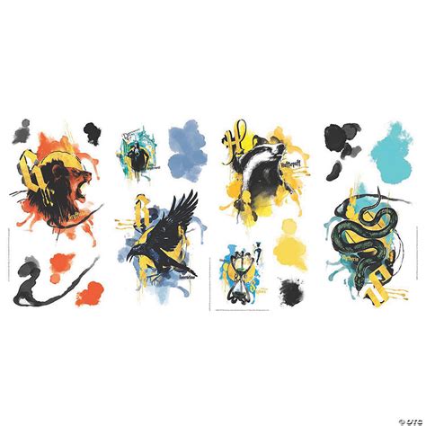 Harry Potter Hogwarts House Peel And Stick Decals