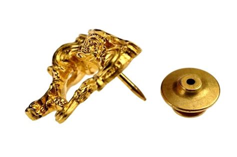 Vintage Karl Lagerfeld Baroque Table Tie Tack Pin Bro Gem