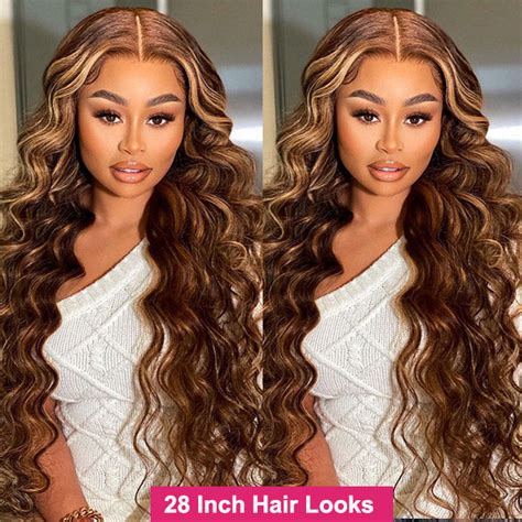 Honey Blonde Highlight Bundles Brazilian Body Wave Human Hair 3 Bundle