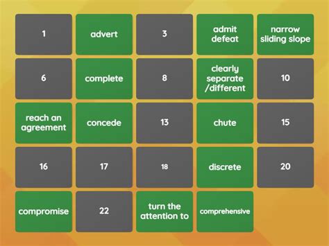 False Cognates A To F 1 Matching Pairs