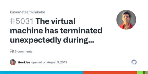 The Virtual Machine Has Terminated Unexpectedly During Startup Ns