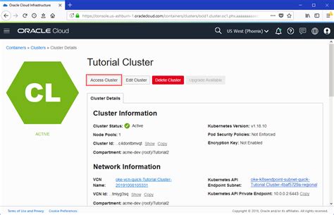 Access A Kubernetes Cluster Using Cloud Shell