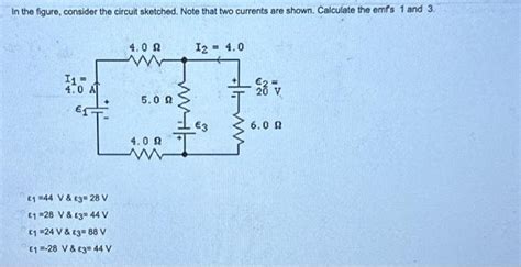 Solved In The Figure Consider The Circuit Sketched Note Chegg