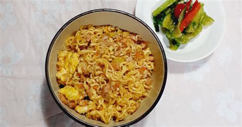 라면 볶음밥 간단레시피 혼밥 레시피 자취생 요리