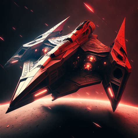 Spaceship Triangle Space Red And Black Octane14 By Anarkia333 On Deviantart