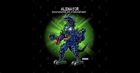 Alienator Tmnt Ninja Turtles Sticker Teepublic