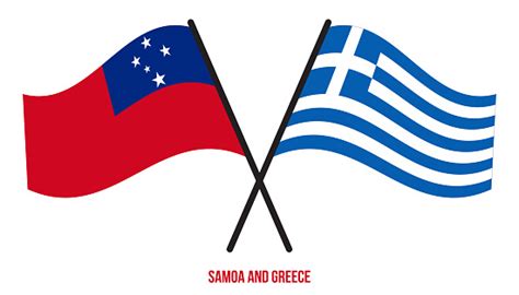 사모아와 그리스 국기교차 와 흔들리는 플랫 스타일 공식 비율 올바른 색상입니다 0명에 대한 스톡 벡터 아트 및 기타 이미지 0명 Friends Of The Earth