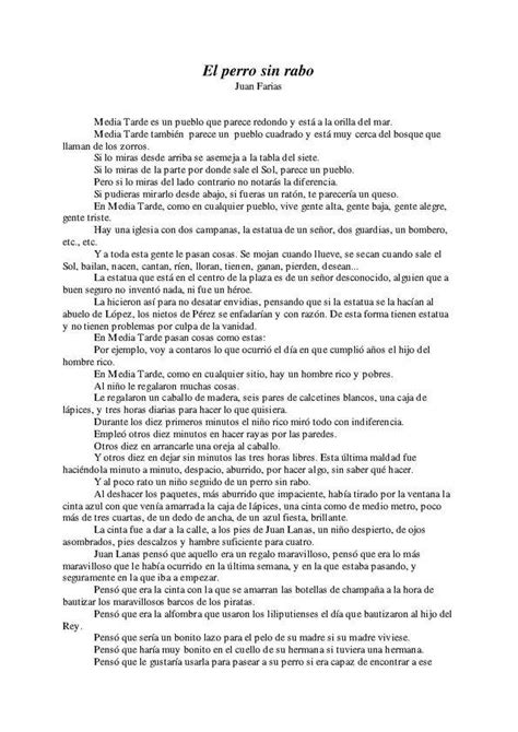 El Perro Sin Rabo Juan Farias Biblioteca Virtual Miguel De Cervantes