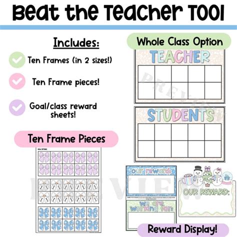 Winter Class Behavior Management Winter Decor January Class Reward