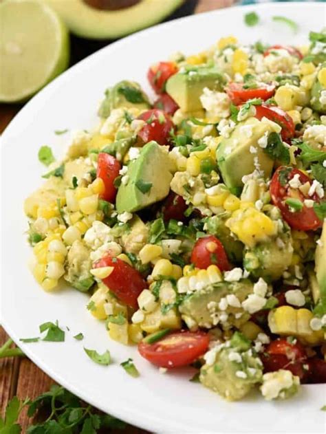 The Best Corn Tomato Avocado Salad • Fivehearthome