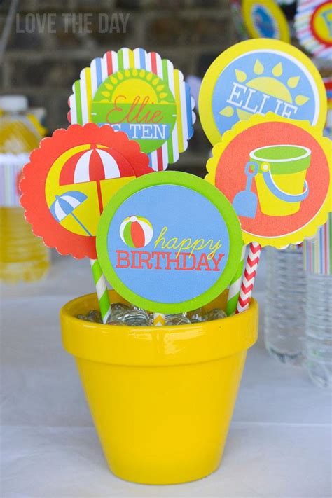 Beach Ball Birthday Party Ideas On Love The Day By Love The Day