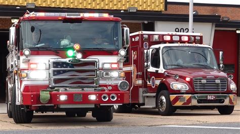 Prince Georges County Fireems Department Engine 253 And Medic 862