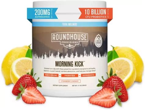 By Chuck Norris Morning Kick Greens Superfood Powder Supplement 1 3