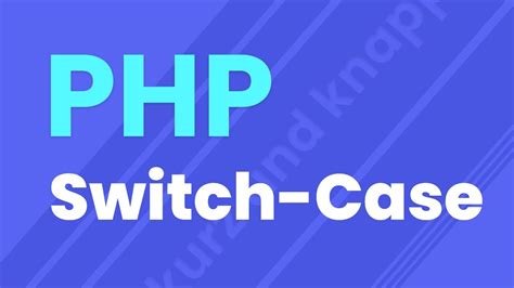 PHP Switch Case PHP Tutorial Deutsch YouTube