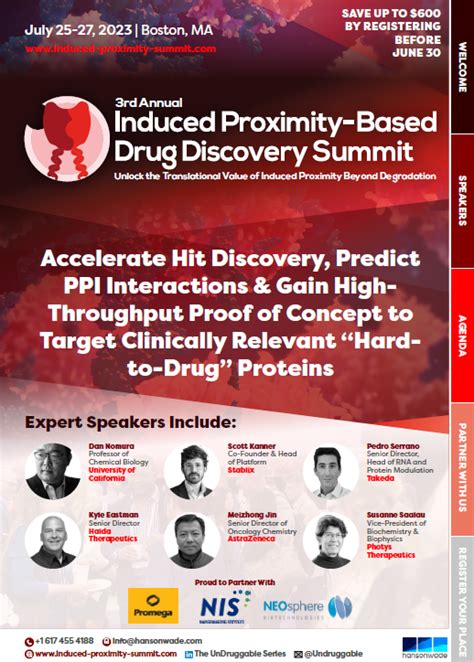 2023 Event Guide 3rd Induced Proximity Based Drug Discovery Summit