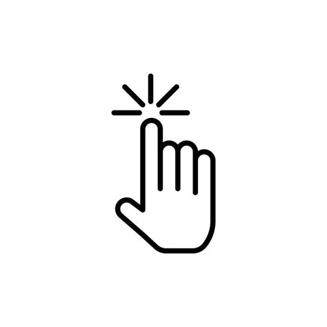 Cursor Finger Icon 49702825 Vector Art At Vecteezy