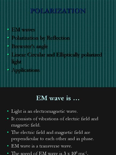 Polarization Pdf Polarization Waves Atomic